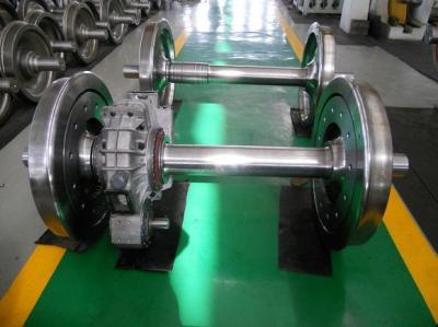China railway wheelset with gearbox for sale