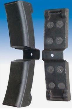 China AAR High Friction Composite Railway Brake Shoes Brake Blocks for sale