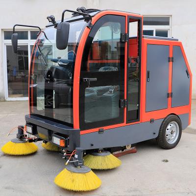China Electric Industrial Road Sweeper Road Machine Road Sweeper Truck Cleaning Sweeper for sale