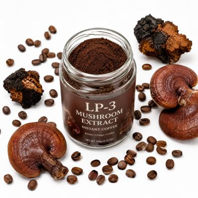China LP-3 Functional Mushroom Extract Instant Coffee  Focus & Immunity Blend for sale