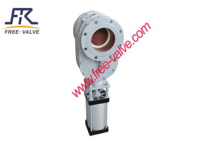 China Ceramic Wedge Dregs-delivering Gate Valve for fly ash system in coal power station for sale