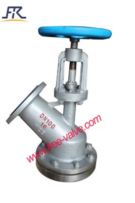 China Y type Angle Type tank bottom Valves for Alumina Digestion Flash Tank for sale