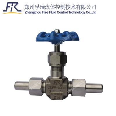 China Butt Weld Male Thread Needle Valve FRJ23W for sale