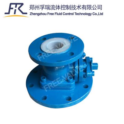 China Fluorine Lined Ball Type Bottom Valve,Fluorine Lined Ball Type Tank Bottom Valve for sale