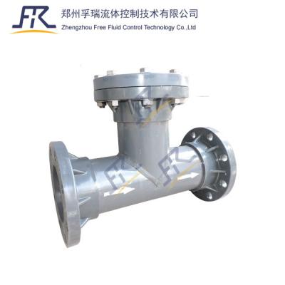 China T type strainer UPVC material DN150 PN10 ANSI Class150 for sale