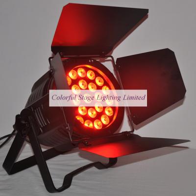 China 24x15W RGBAW 5 en 1 par 64 del LED con las puertas de granero giratorias en venta