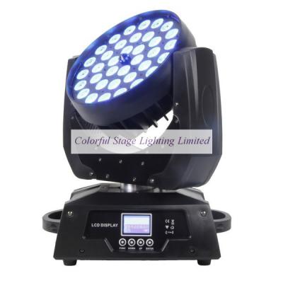 China 36x15W RGBAW 5 en 1 lavado principal móvil del enfoque del LED en venta