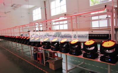 China cabeza móvil RGBW de 108x3W LED en venta