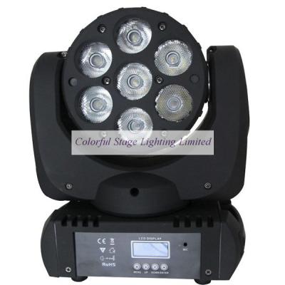China Cabeza móvil con mejores ventas del haz LED de 7x12W OSRAM RGBW 4in1 en venta