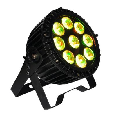 China etapa 9x18W que enciende las latas ULTRAVIOLETA del par de la prenda impermeable de RGBWA 6in1 LED en venta