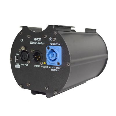 China High qiality Round 6 Way DMX Distributor en venta