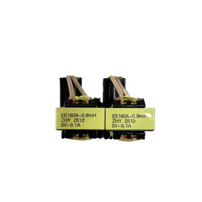 China EE1608 High Frequency Transformer 5V 3.1A Factory Price Power Supply Coil for 120V 230V 240V Electronic Power Adapter Use 50Hz for sale