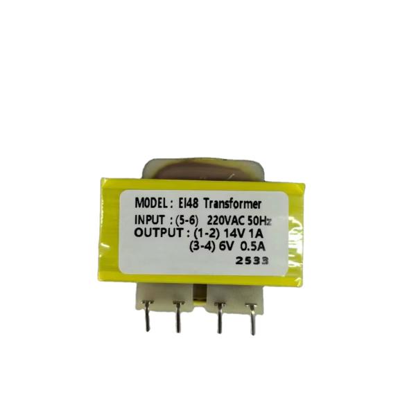 Quality Free Sample Customizable High Quality EI48-23 Flyback Single Phase Low Frequency Transformer for Power Supply AC220V Input for sale