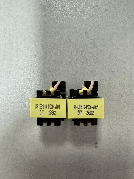 Quality Customized free sample fast charging transformer EE1910A-PD20W, input voltage 240V/230V/120V, flyback topology, frequency 50Hz. for sale