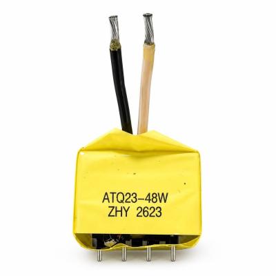 China High-Frequency Flyback Transformer  ATQ23-48W Copper Winding Power 12V/21V/24V Output 230V/240V/120V Input 50/60Hz for sale