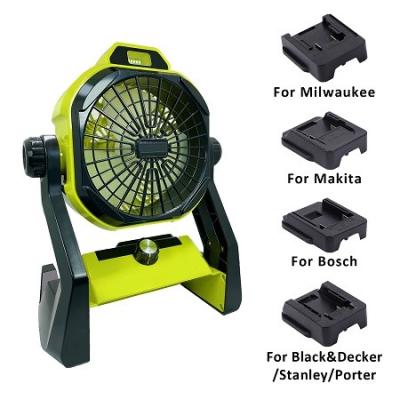 China Table Portable Fans Rechargeable Lower Noise With LED Lights for sale