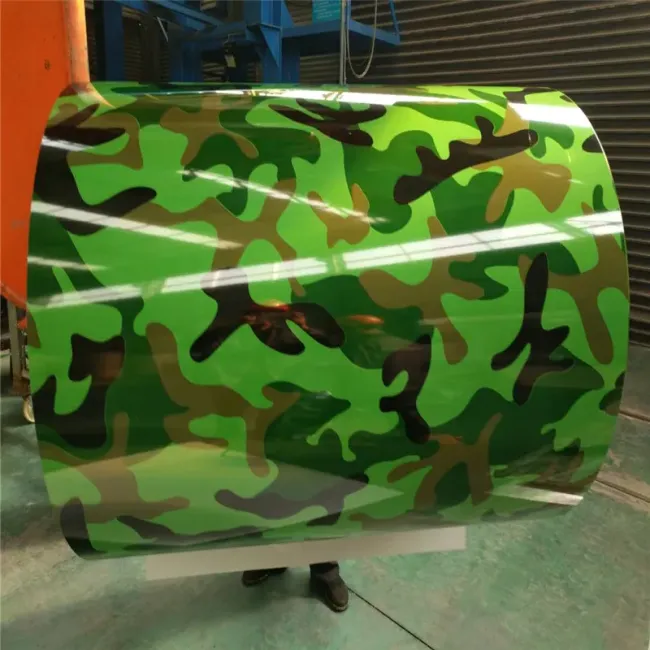 Camouflage Color Coated Iron Sheet China Supplier Prepainted Steel PPGI Steel Roll