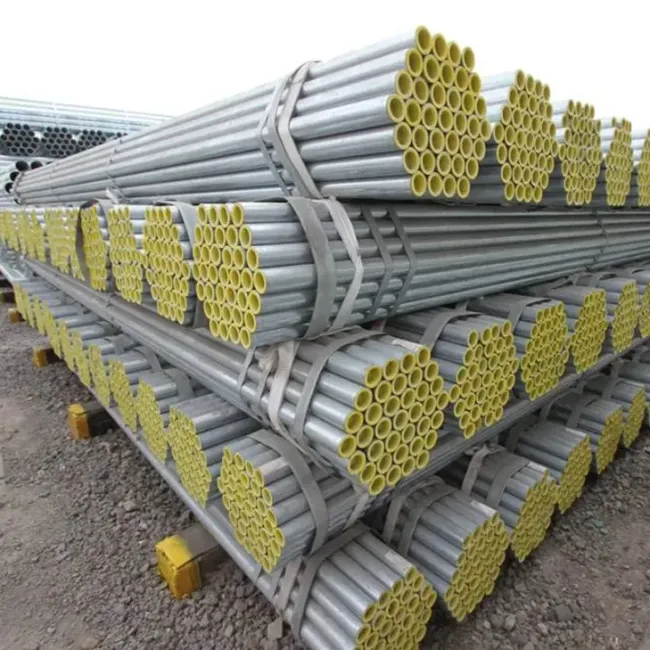 Steel Galvanized Pipes for Construction, Galvanised Metal Fence Posts