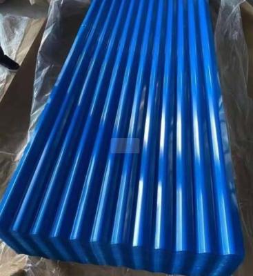 China 14 26 32 Gauge PPGI golfmatig metalen dakplaat voor gebouwen Te koop
