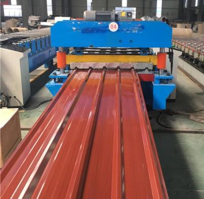 China 14 26 32 Gauge PPGI golfmatig metalen dakplaat voor gebouwen Te koop