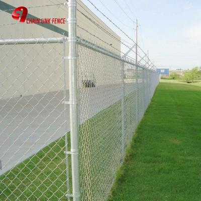 China 11ga 1.8m Tall pvc coated galvanized chain link fence For Security for sale