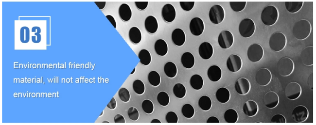 Ss Aluminum Galvanized Perforated Metal Sheet Filter Mesh Etching Punching Mesh