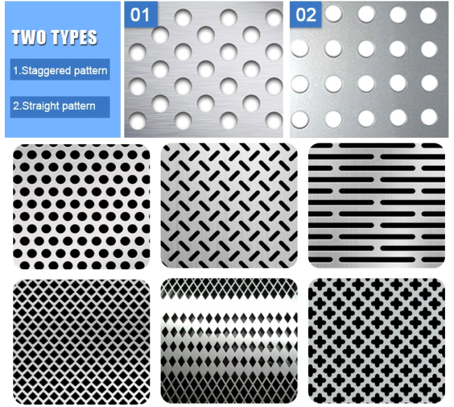 Ss Aluminum Galvanized Perforated Metal Sheet Filter Mesh Etching Punching Mesh