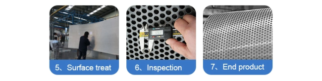 Ss Aluminum Galvanized Perforated Metal Sheet Filter Mesh Etching Punching Mesh