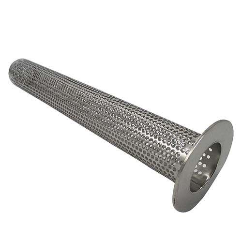 metal hole filter round hole perforated metal mesh pipe filter