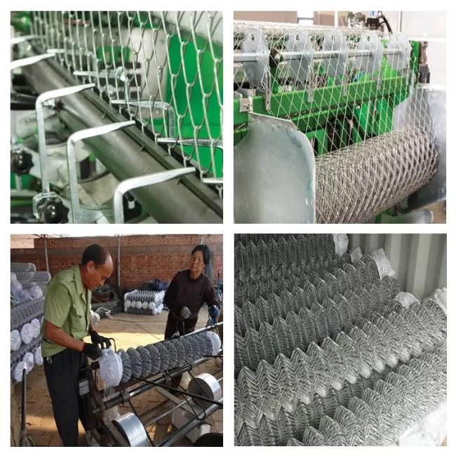 PVC/Hot Dip Galvanized industry chain link fence With Posts And Installing Accessories