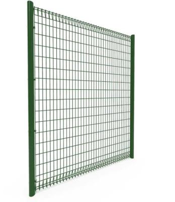 China 3D Metal Welded Iron Wire Mesh PVC Coated Garden Fence for sale