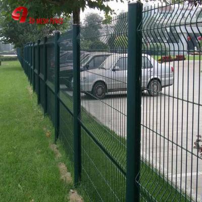 China European standard Rigid wire mesh fence panel triangle Rodent Proof 3d curved mesh fence panel for sale