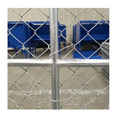 China High Quality Used Chain Link Wire Mesh Hot Dipped Galvanized Pvc Coated Chain Link Fence for sale