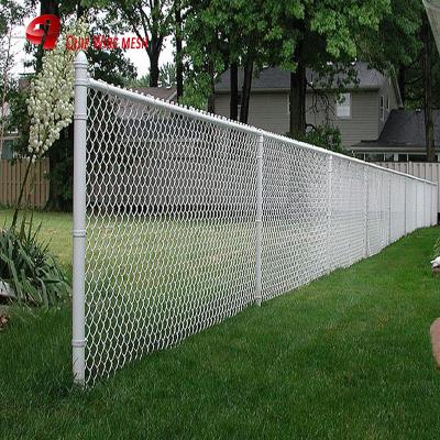 China Sports Playground Garden Diamond Wire Mesh Chain Link Fence for sale