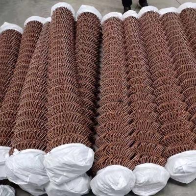 China Colorful Chain Link Fence Diamond Wire Mesh Fence for sale