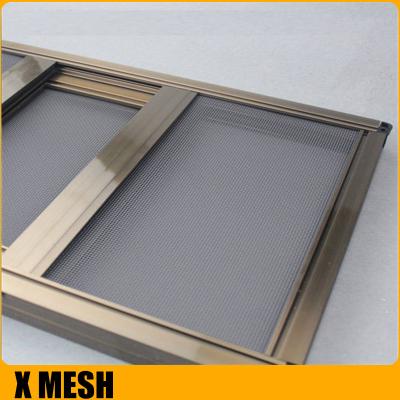 China aluminum casement windows security screen and secured reflective window with insect screen for sale