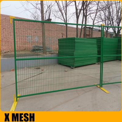 China Movable Mobile Iron Wire Material Canada Portable Temporary Fence for sale