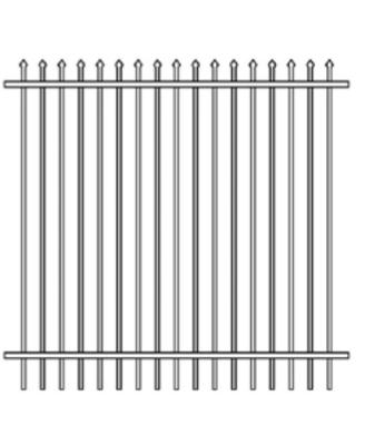 China Professional Custom Garden Pool Fence Gates Aluminum Decorative Fence for sale