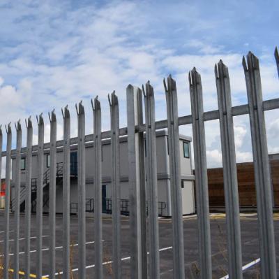 China Factory Price Iron Component Gate And Fence Design Ornamental Galvanized Picket Iron Fence Panels for sale