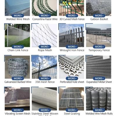 China High Durability 10x10 welded wire mesh fence panel galvanized welded wire mesh panels for sale