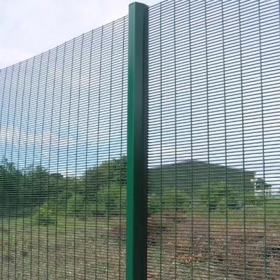 Quality Galvanized 358 Safety Perimeter Clear View Welded Wire Mesh Metal Anti Climb for sale