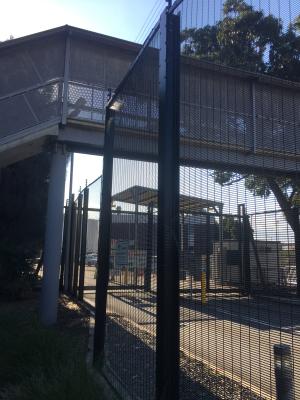 Quality Galvanized 358 Safety Perimeter Clear View Welded Wire Mesh Metal Anti Climb for sale