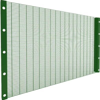 China South Africa Surface treatment Galvanized Clear Vu Fence Anti Climb 358 Mesh Security Fencing Panels Prison Fences for sale