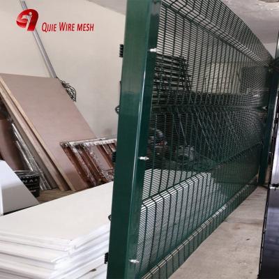 China PVC Coated Security Welded Mesh Panel Anti-Climb Fence for sale