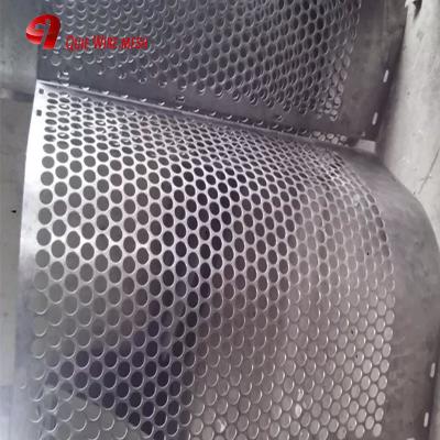 China Round Hole Decorative Aluminum Perforated Metal Mesh For Cladding Of Building for sale