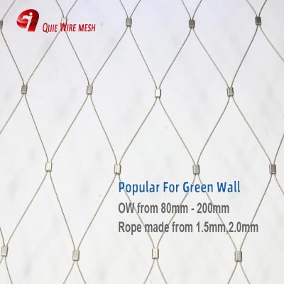 China Steel Wire Rope Flexible Chain Link Fence and Customizable Material Wire Mesh for Balustrade Safety Nets for sale