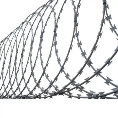 China Good Price High Quality Concertina Barbed Wire Concertina Fencing Razor Wire Fence Price Razor Mesh Types of Razor Wire for sale