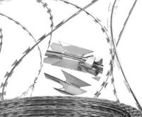 China Customization Security Razor Galvanized Barbed Wire Hot Galv Barbed Wire Entanglementwith Clips for sale