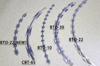 China Customization Security Razor Galvanized Barbed Wire Hot Galv Barbed Wire Entanglementwith Clips for sale