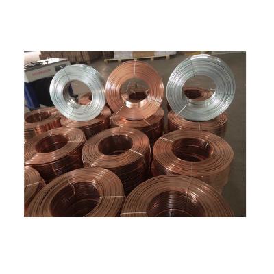 China Factory Low Price Support Custom Copper Coated Galvanized Flat Stitching Wire for Carton for sale